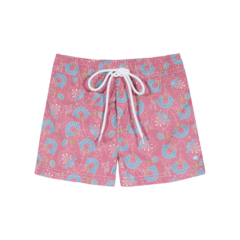Traje de baños boy pink flower